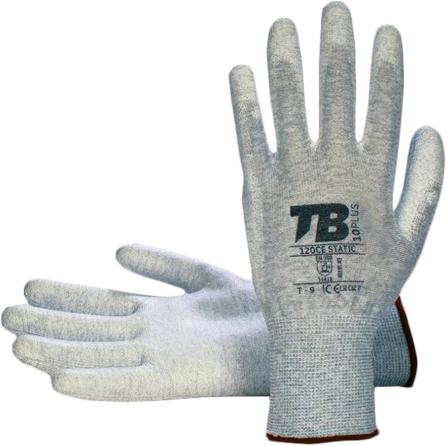 Guantes antiestáticos TB 120CE STATIC ESD - 10 pares - Safeguru